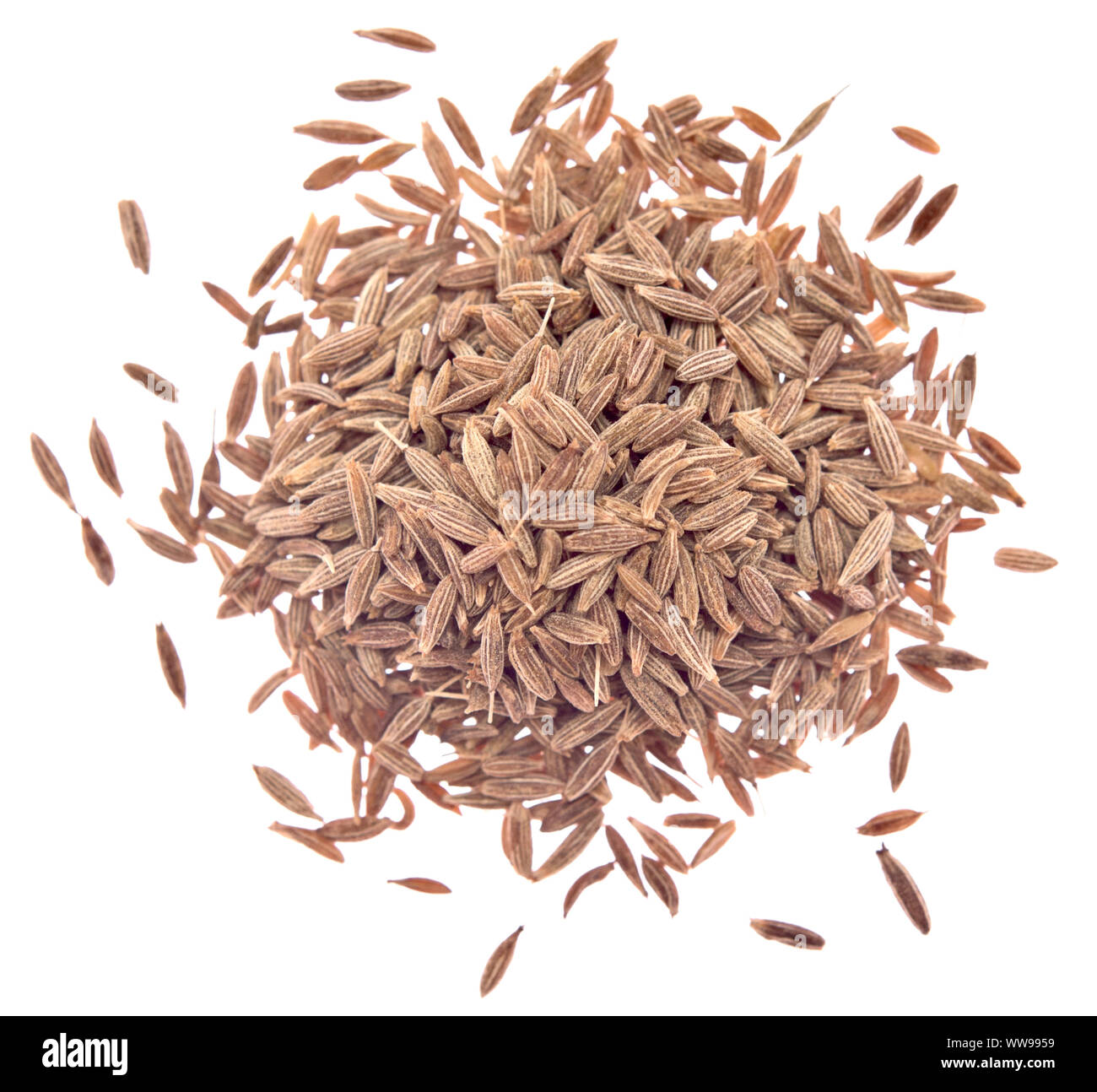 Cumin isolated on white background Stock Photo - Alamy