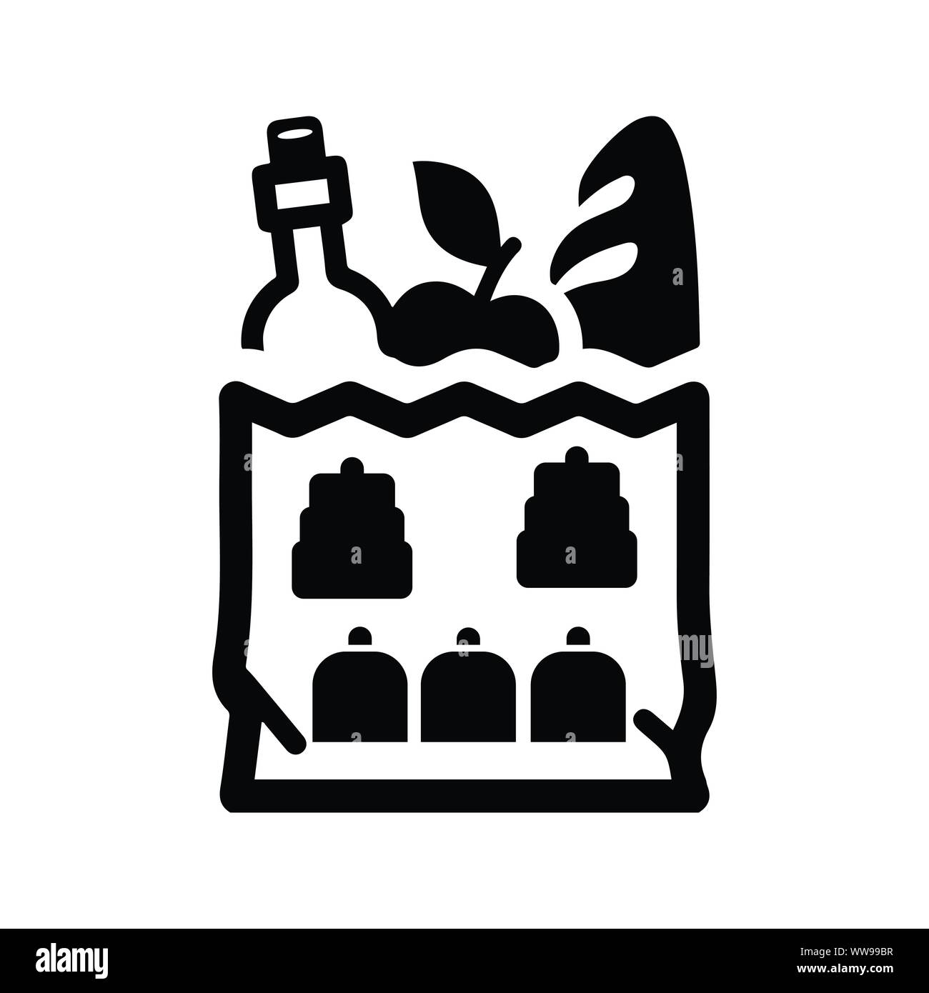 Groceries, Grocery, retail shop, grocer icon Stock Vector Image & Art ...