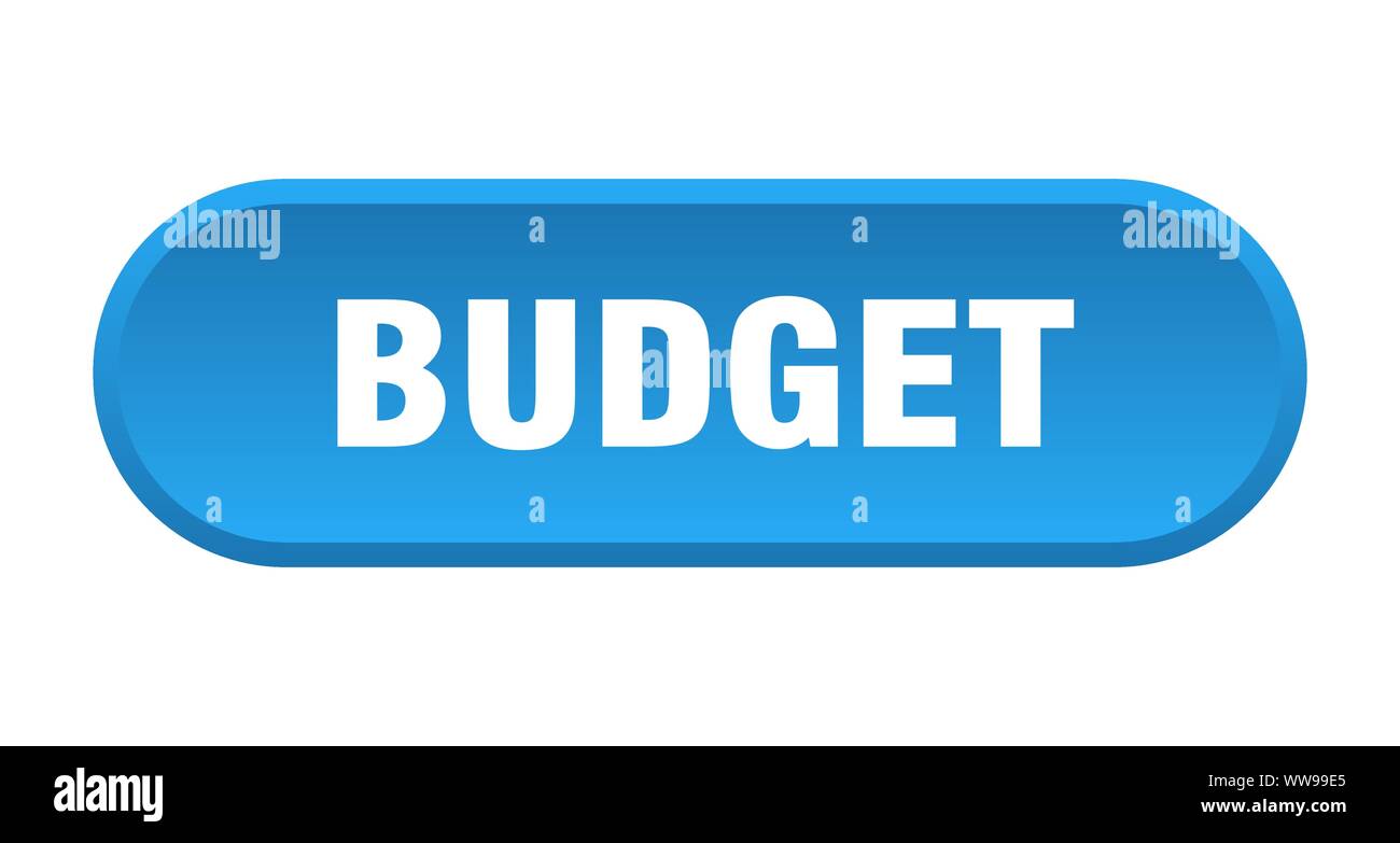 budget button. budget rounded blue sign. budget Stock Vector Image ...