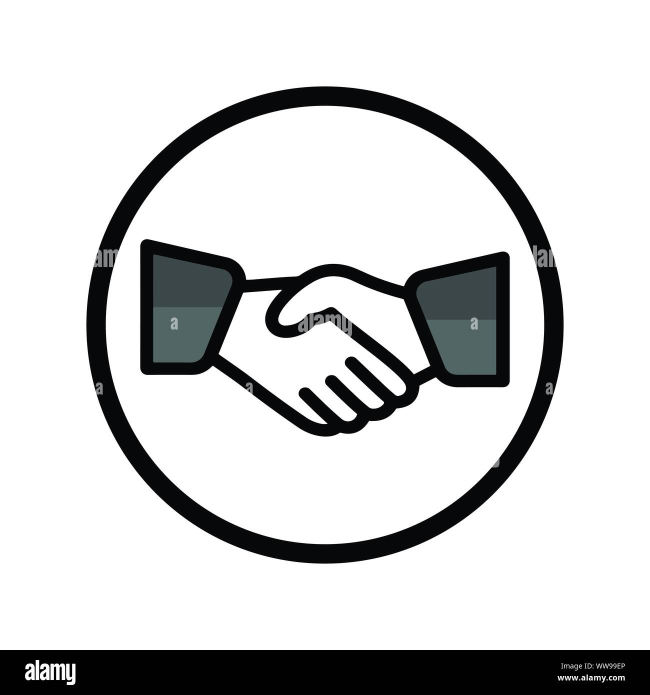 Beautiful design and fully editable Handshake / partner Icon for ...