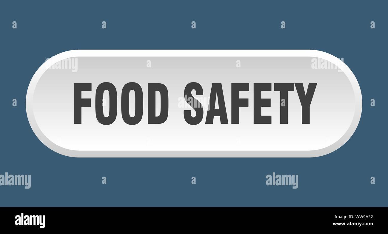 food safety button. food safety rounded white sign. food safety Stock ...