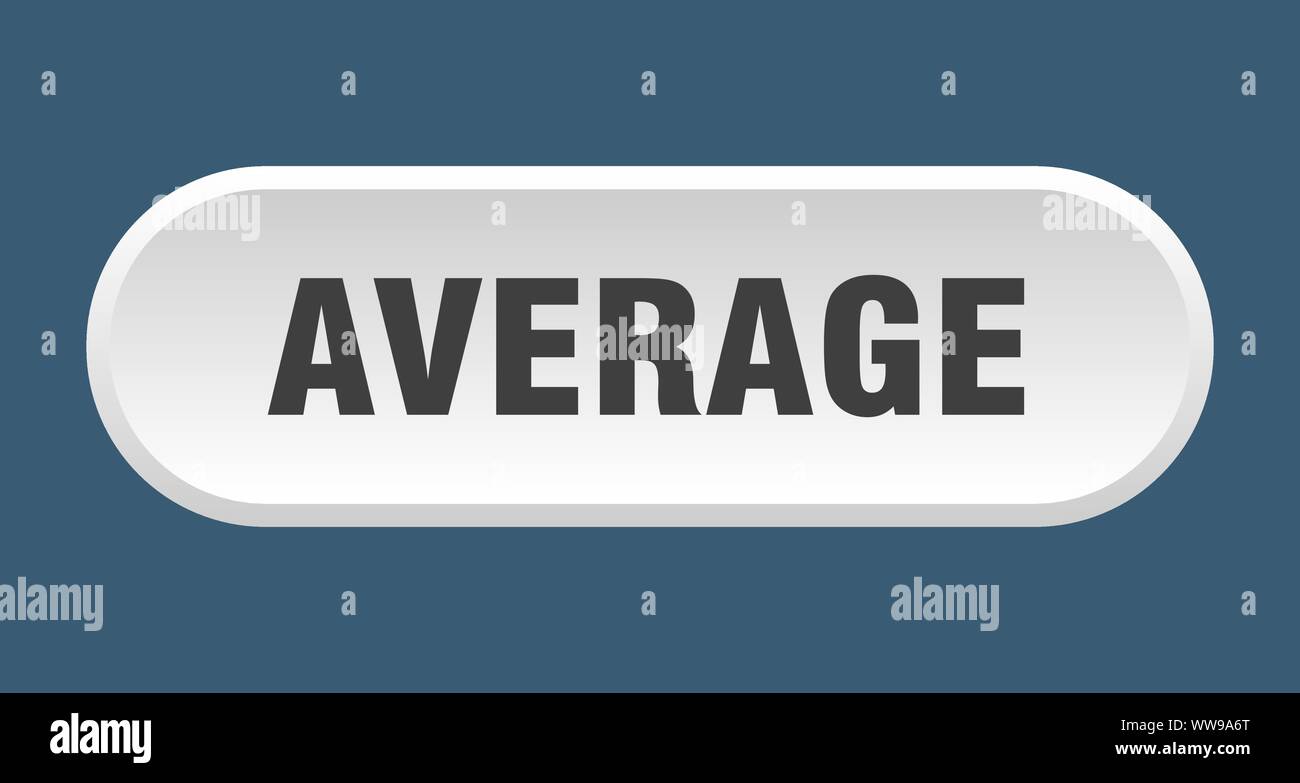 average button. average rounded white sign. average Stock Vector Image ...