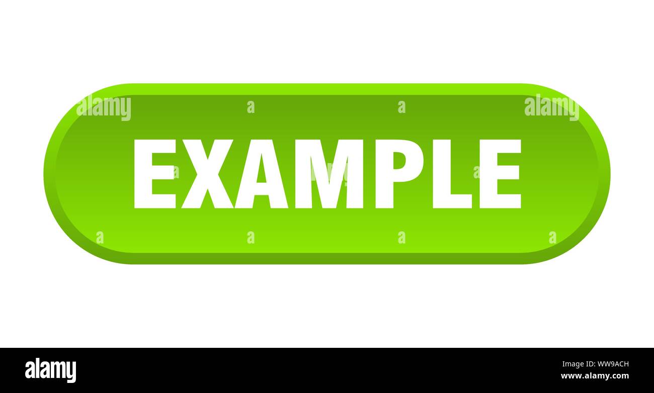 example button. example rounded green sign. example Stock Vector Image ...