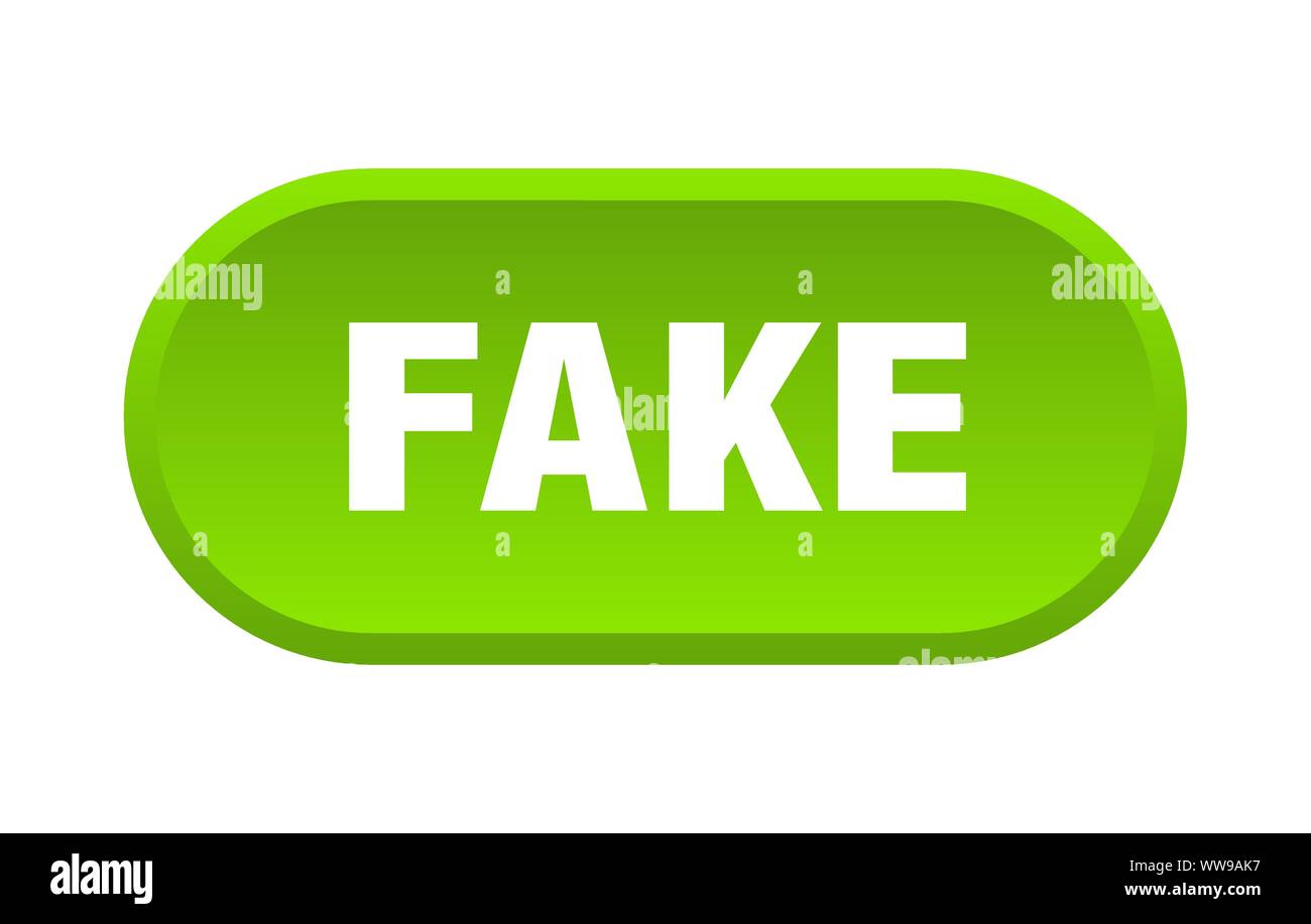 fake button. fake rounded green sign. fake Stock Vector Image & Art - Alamy