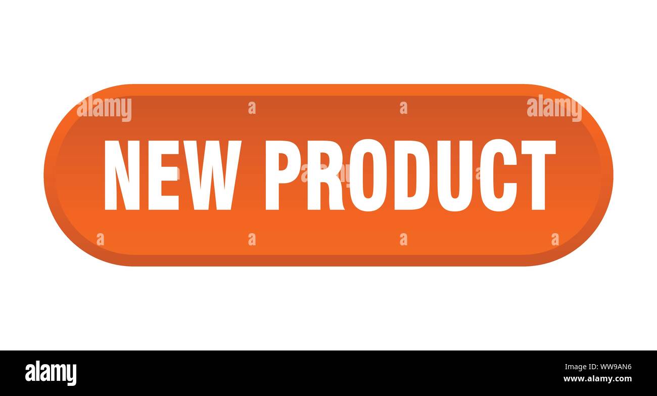 new product button. new product rounded orange sign. new product Stock ...