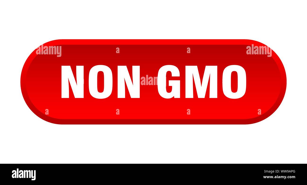 non gmo button. non gmo rounded red sign. non gmo Stock Vector Image & Art - Alamy