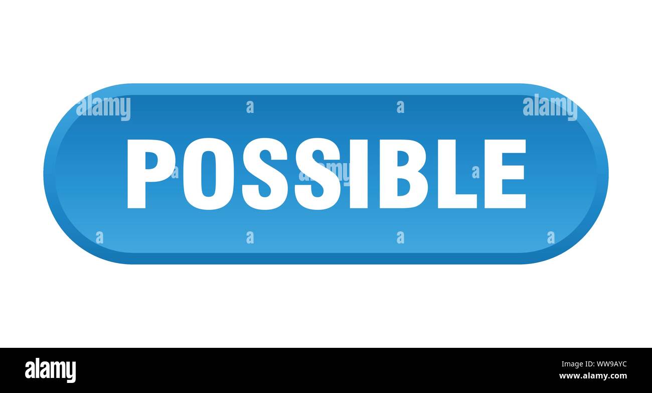 possible button. possible rounded blue sign. possible Stock Vector ...