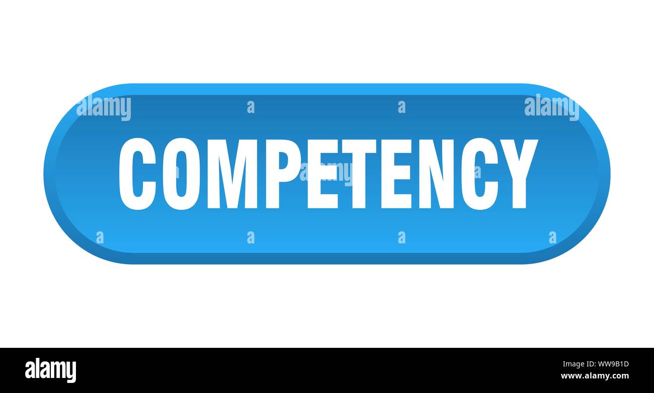 competency button. competency rounded blue sign. competency Stock ...
