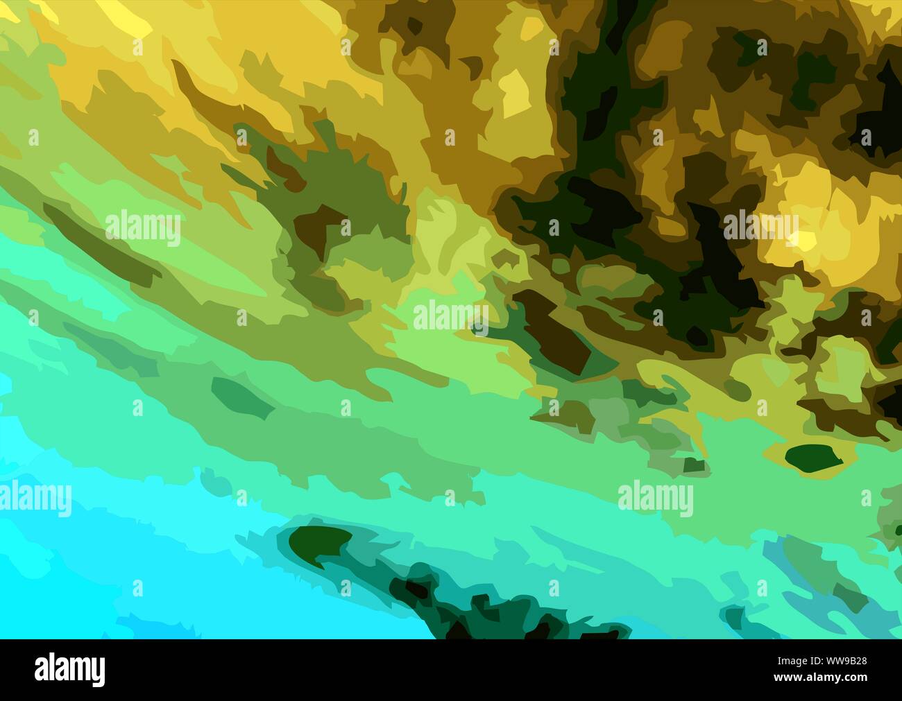 Sky background ilustration peruvian art Stock Photo - Alamy