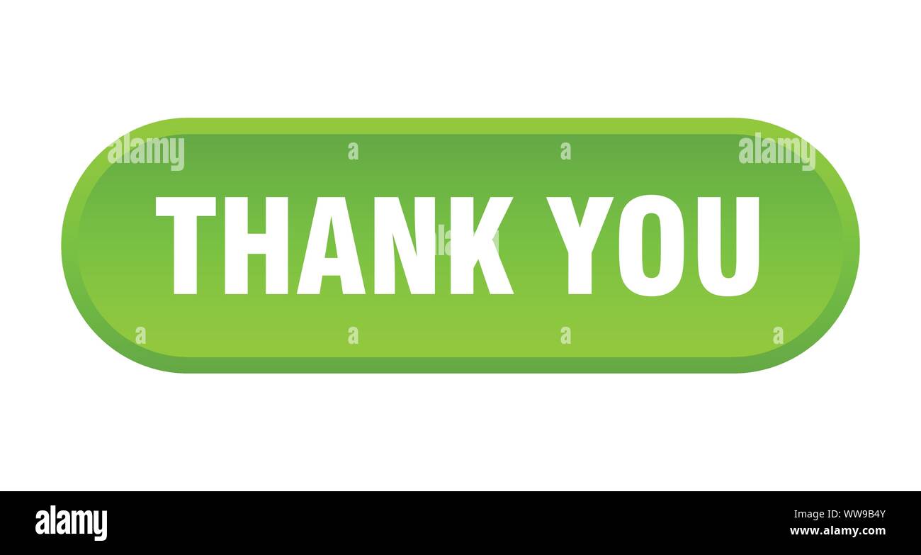 thank you button. thank you rounded green sign. thank you Stock Vector ...