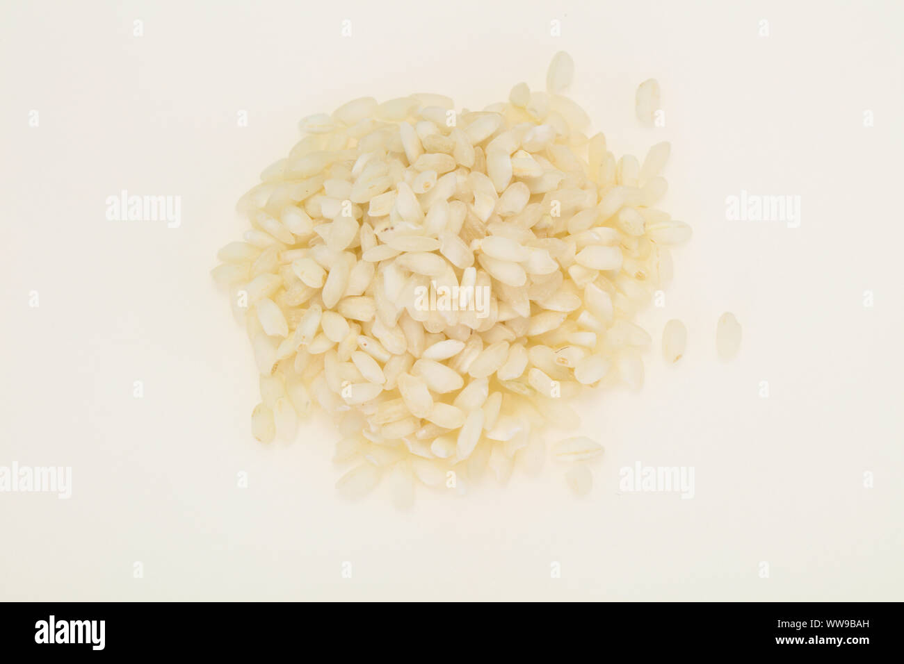 Raw Arborio rice for Italian Risotto Stock Photo - Alamy