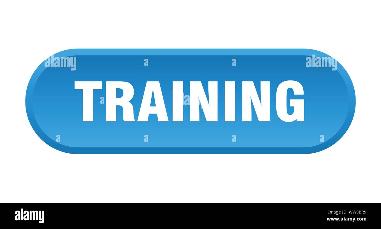 training button. training rounded blue sign. training Stock Vector ...