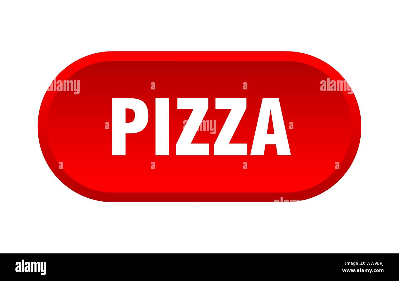 pizza button. pizza rounded red sign. pizza Stock Vector Image & Art ...