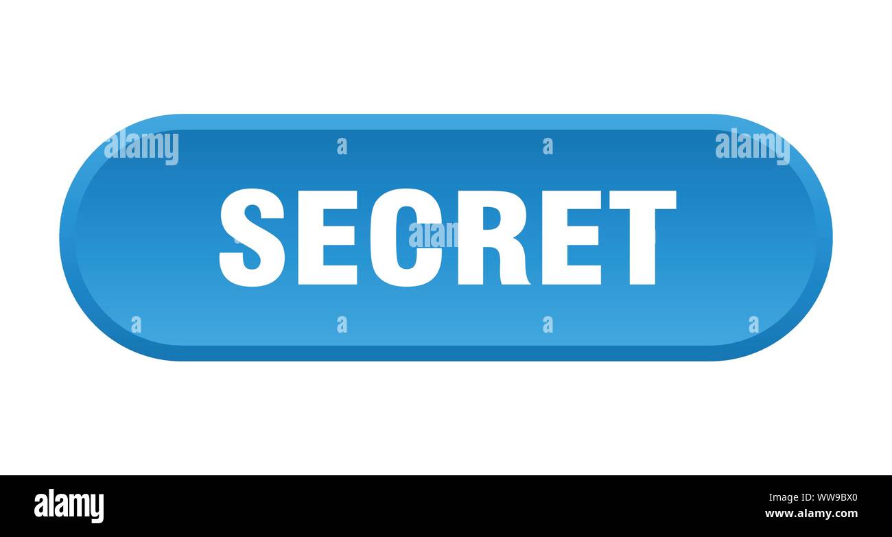 secret button. secret rounded blue sign. secret Stock Vector Image ...