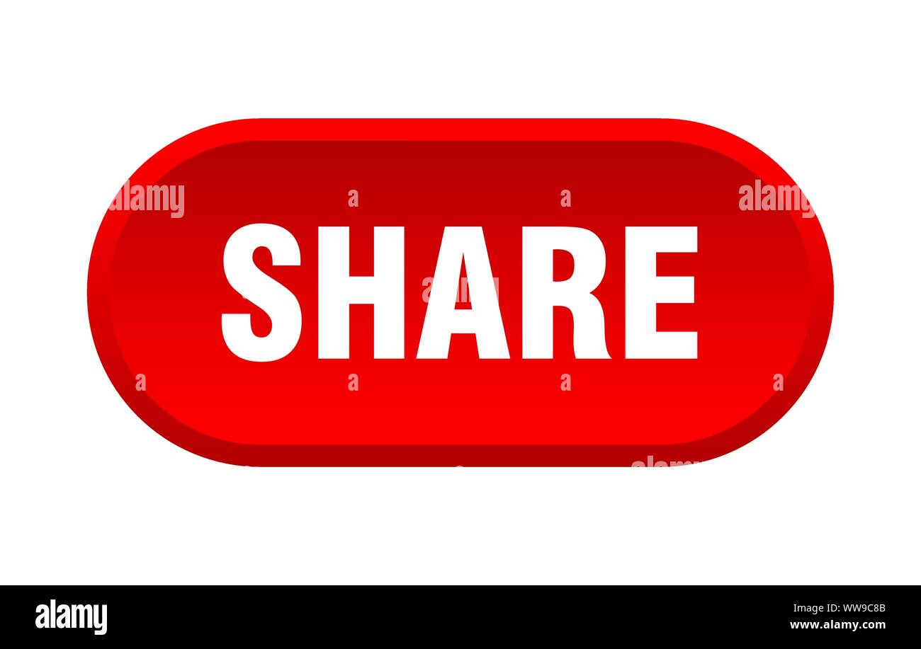 share button. share rounded red sign. share Stock Vector Image & Art ...