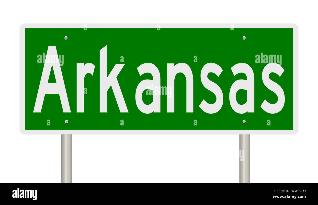 Arkansas highway sign hi-res stock photography and images - Alamy