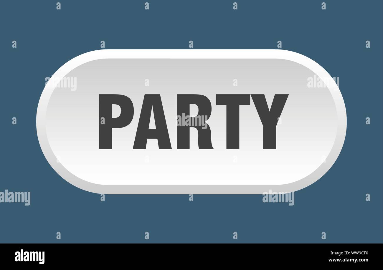 party button. party rounded white sign. party Stock Vector Image & Art ...