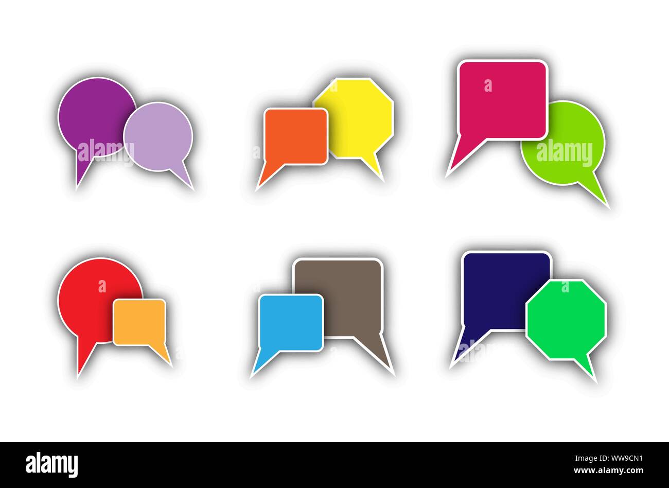 Dialogue tag Cut Out Stock Images & Pictures - Alamy
