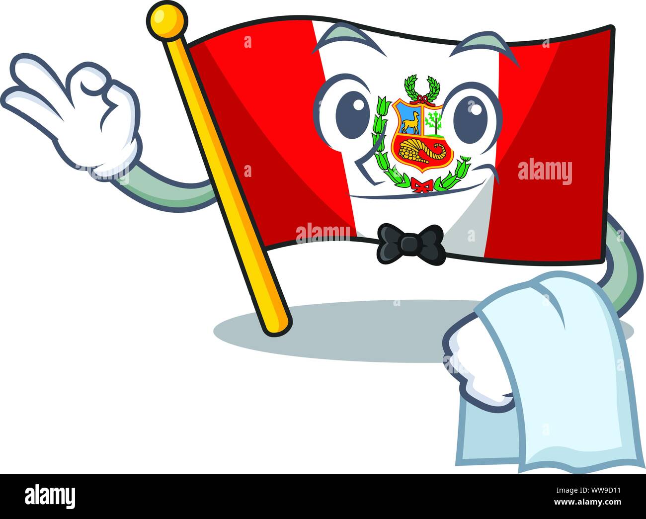 Pole Attached To Wall Stock Vector Images - Alamy