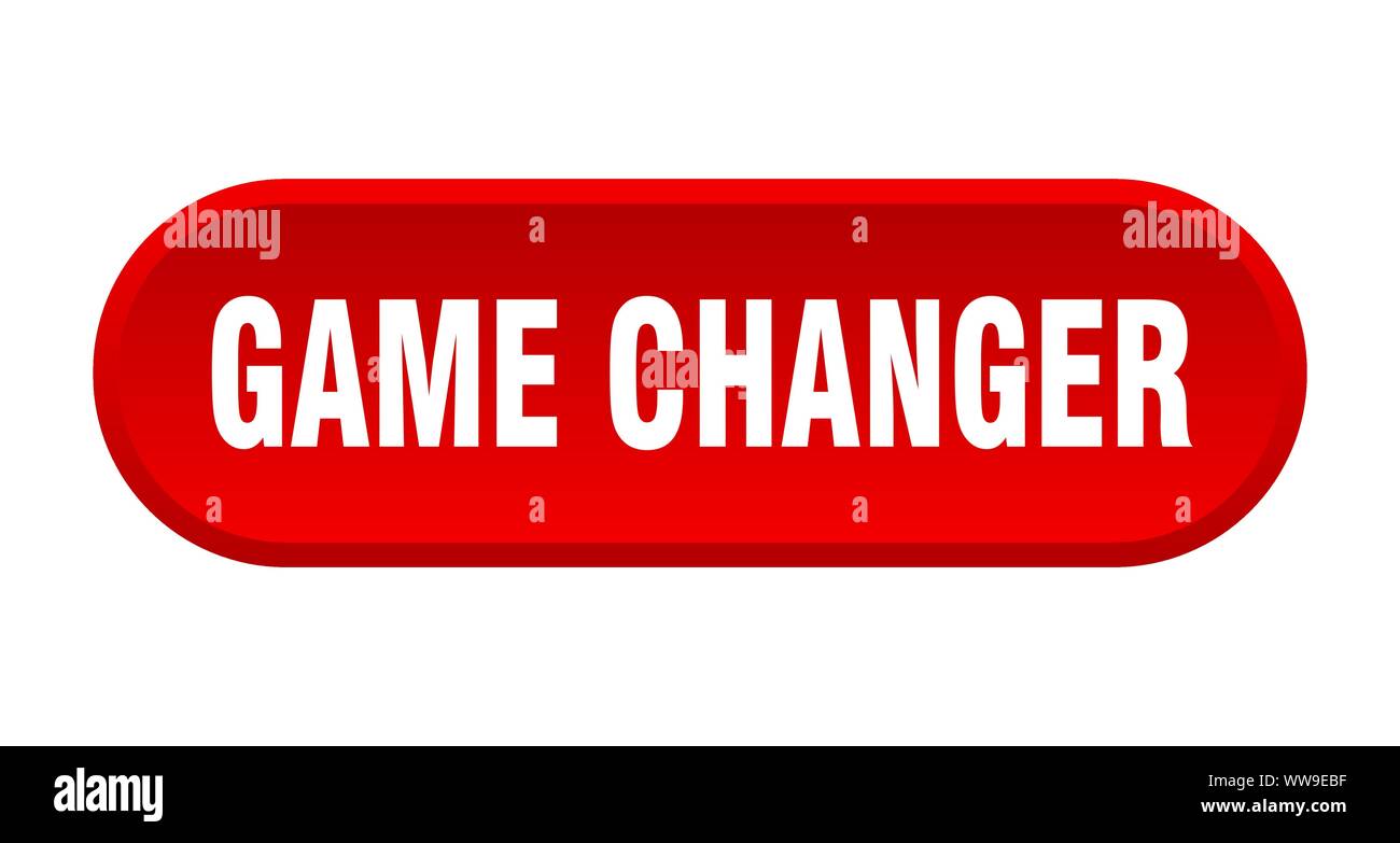 game changer button. game changer rounded red sign. game changer Stock ...