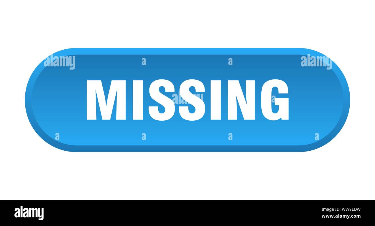 missing button. missing rounded blue sign. missing Stock Vector Image ...
