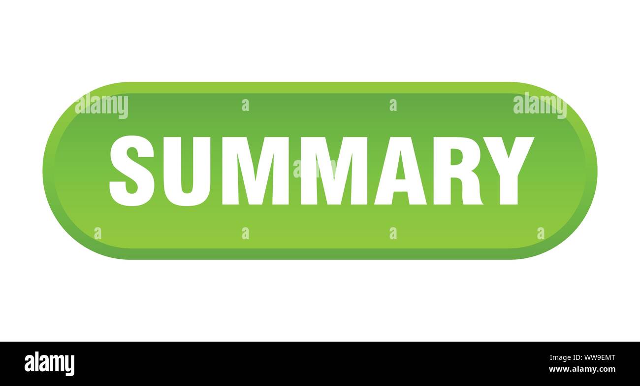 summary button. summary rounded green sign. summary Stock Vector Image ...