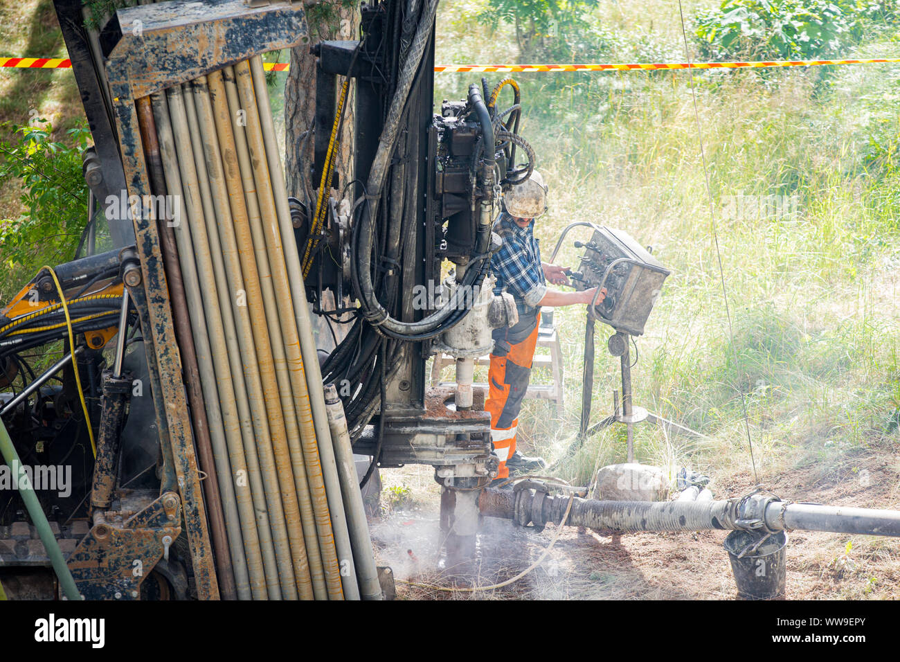 Geothermal energy system residential hi-res stock photography and ...