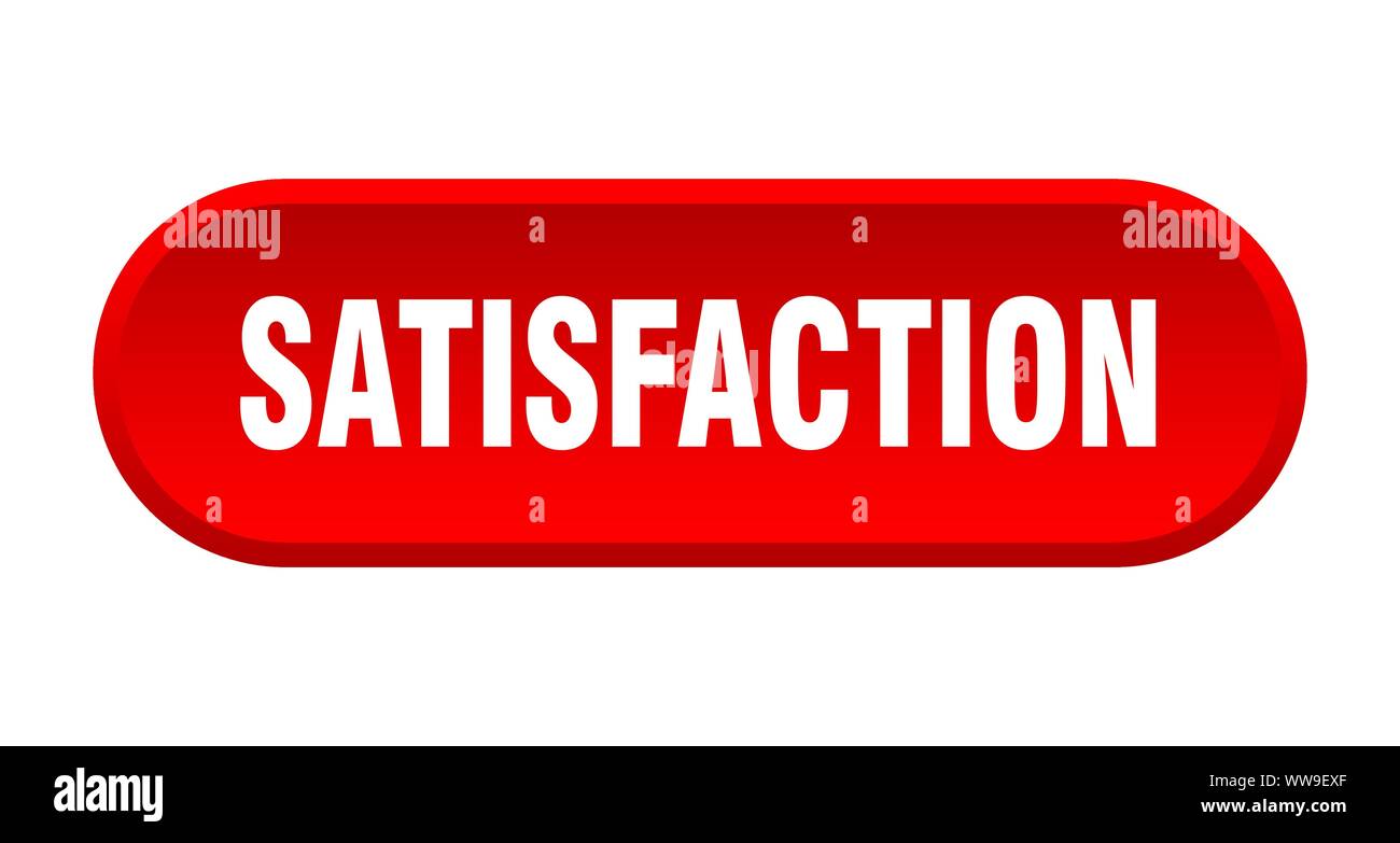 satisfaction button. satisfaction rounded red sign. satisfaction Stock ...