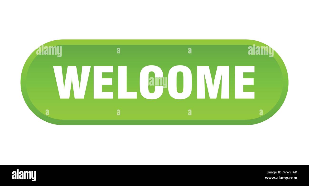 welcome button. welcome rounded green sign. welcome Stock Vector Image ...