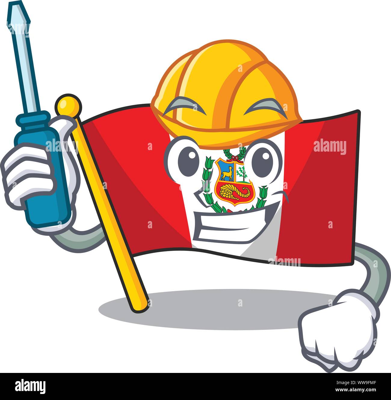 Automotive peru flag stored in character drawer Stock Vector Image ... Automotive peru flag stored in character drawer Stock Vector Image ...