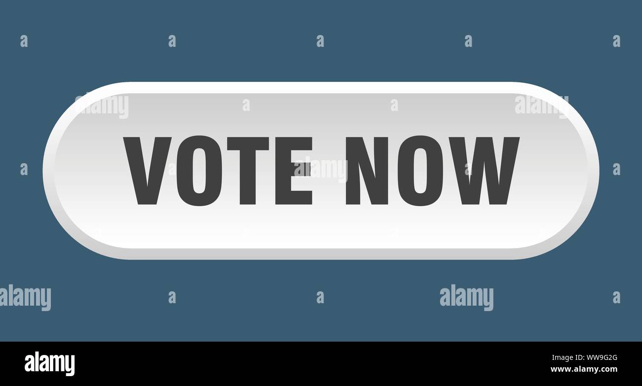 vote now button. vote now rounded white sign. vote now Stock Vector ...
