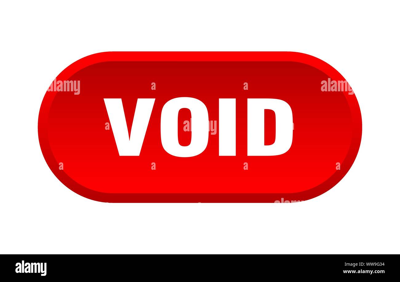 void button. void rounded red sign. void Stock Vector Image & Art - Alamy