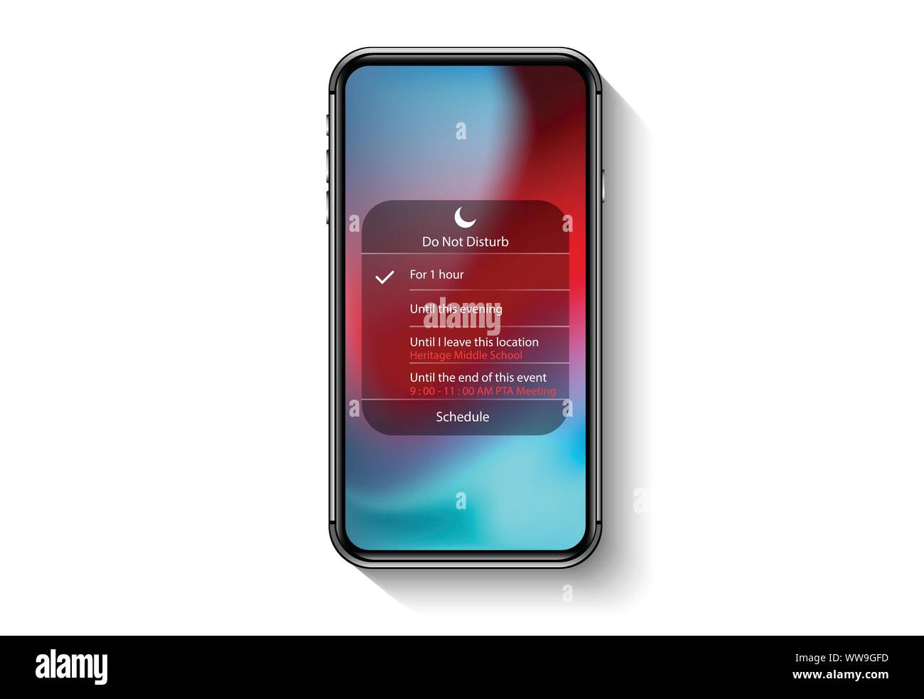 Iphone x mockup Stock Vector Images - Alamy