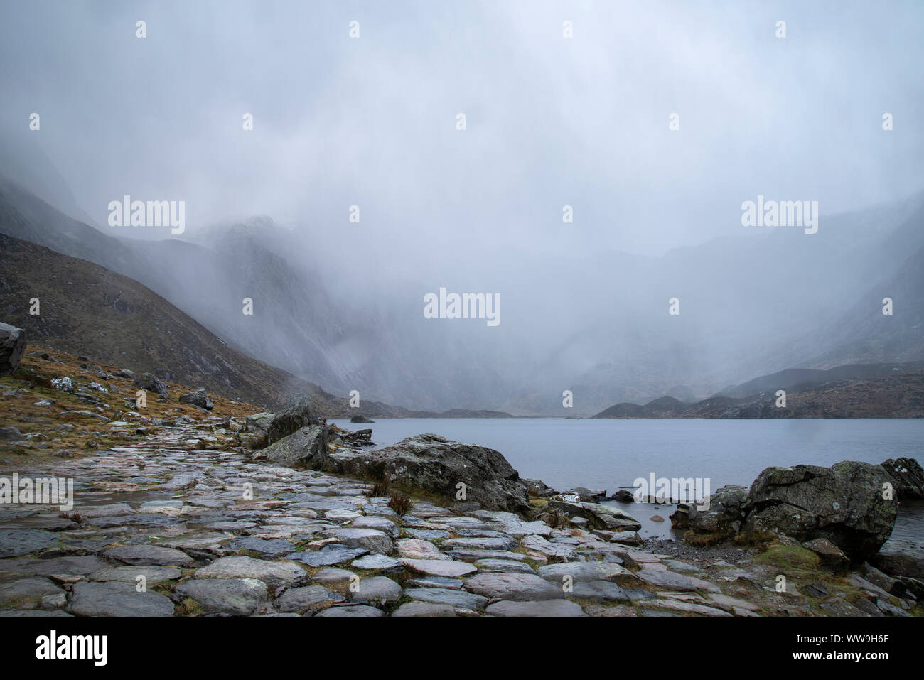Idwal slabs hi-res stock photography and images - Alamy
