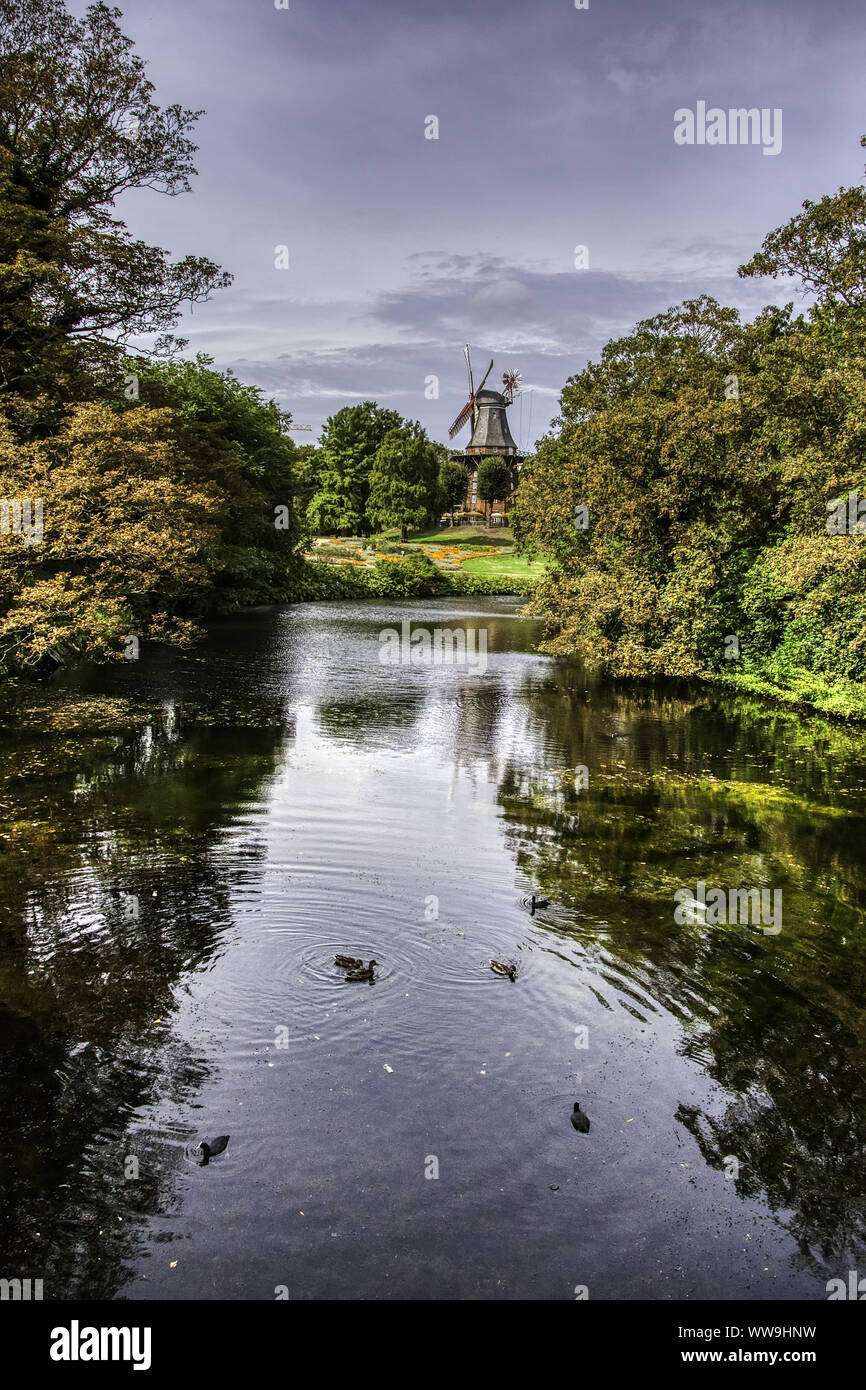Old Dutch mill, detail of tourism in Europe Stock Photo - Alamy