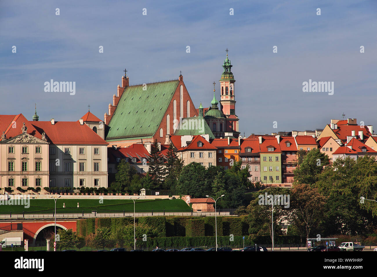 Warsaw is the capital of Poland Stock Photo - Alamy