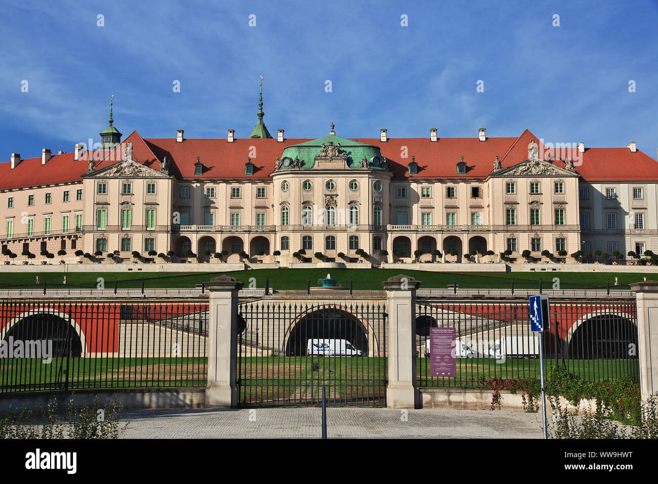 Warsaw is the capital of Poland Stock Photo - Alamy