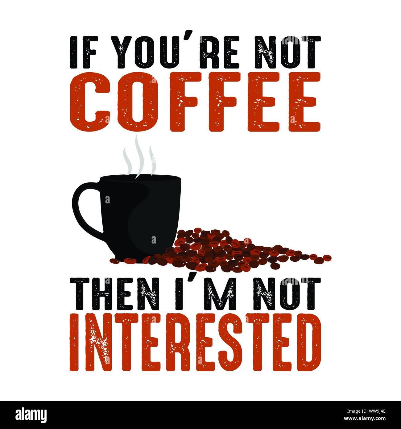 Custom drink coffee Stock Vector Images - Alamy