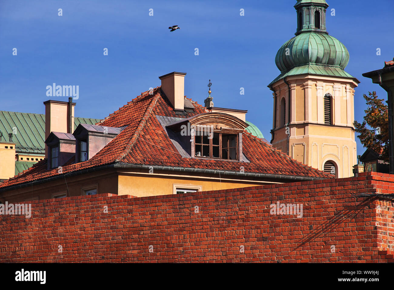 Warsaw is the capital of Poland Stock Photo - Alamy