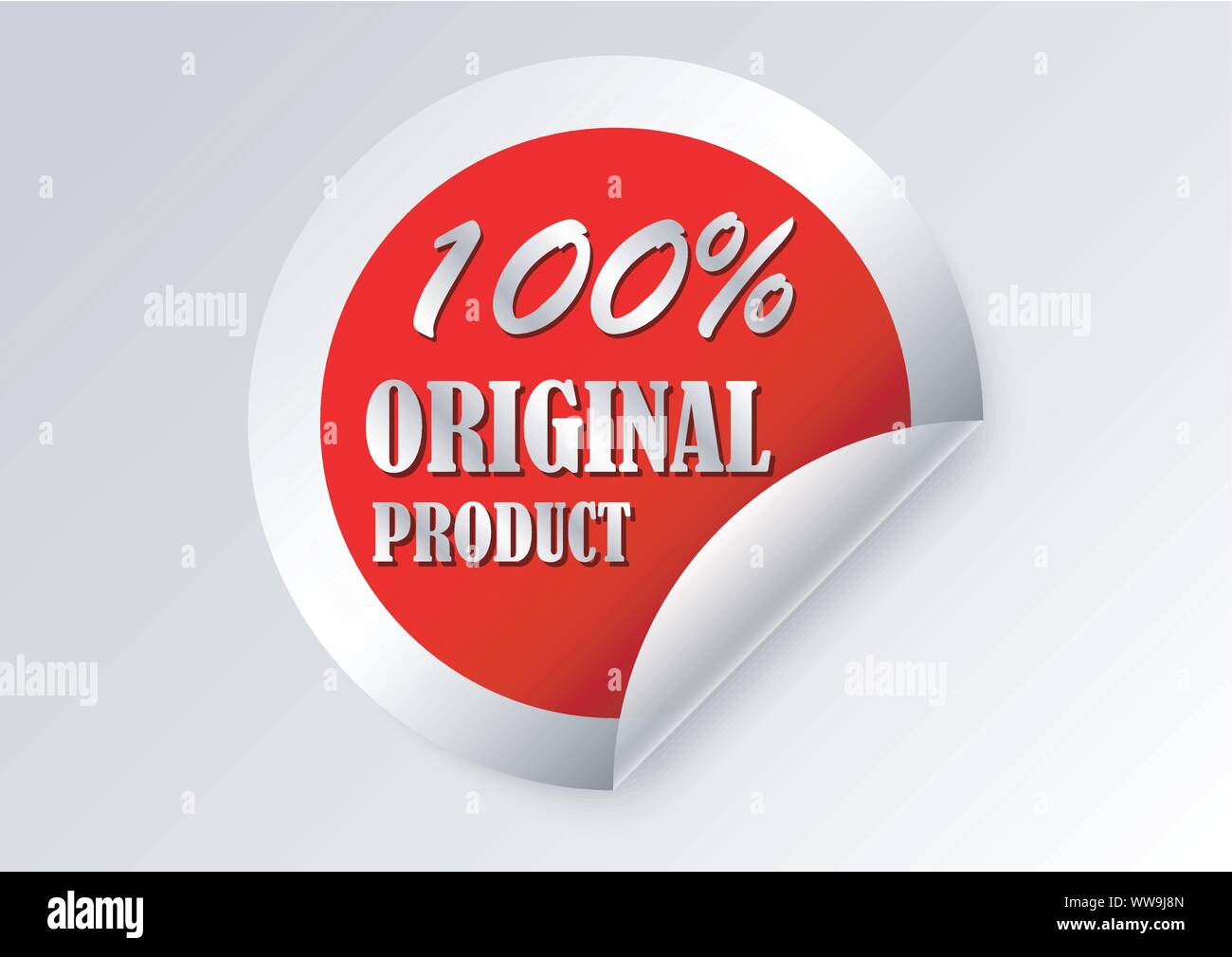 Original sign round ribbon hi-res stock photography and images - Alamy