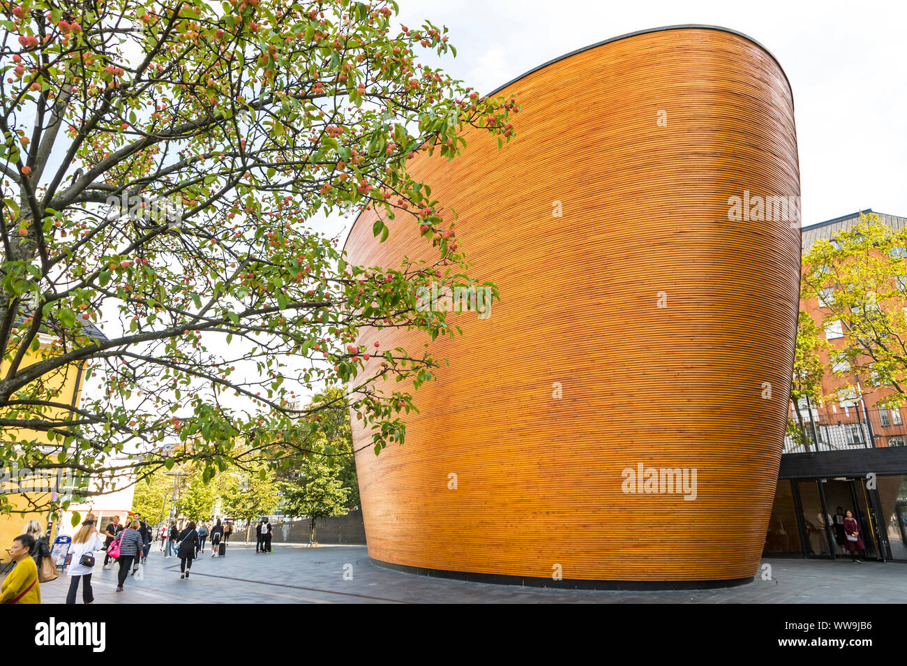 Helsinki, Finland - September 3, 2019: The Kamppi Chapel (Finnish ...