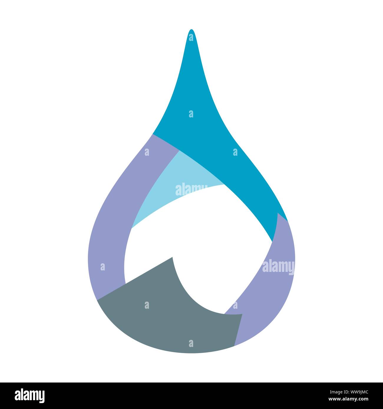 Water droplet Logo design sign icon vector template Stock Vector Image ...