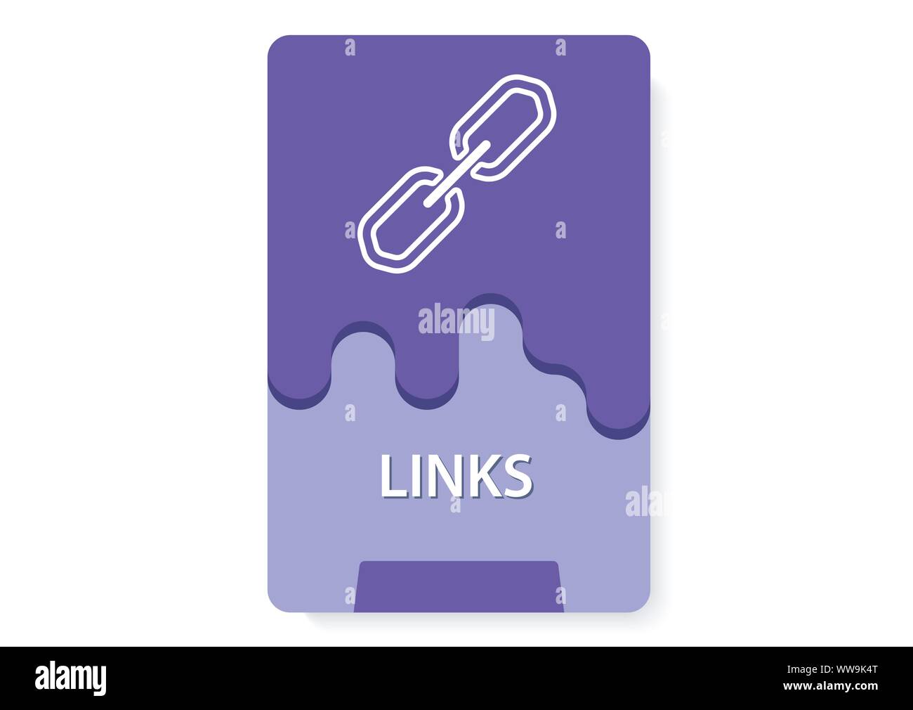 vector illustration link web card Stock Vector Image & Art - Alamy