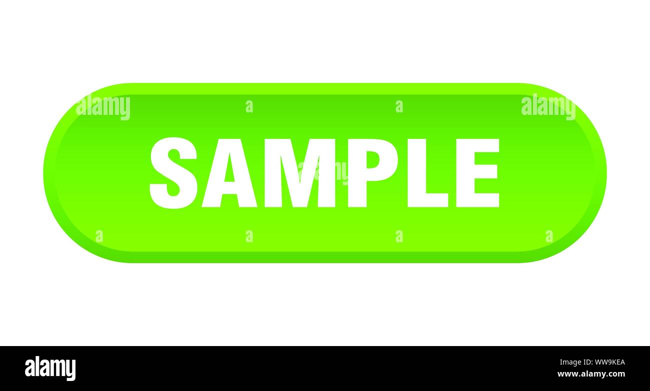 sample button. sample rounded green sign. sample Stock Vector Image ...