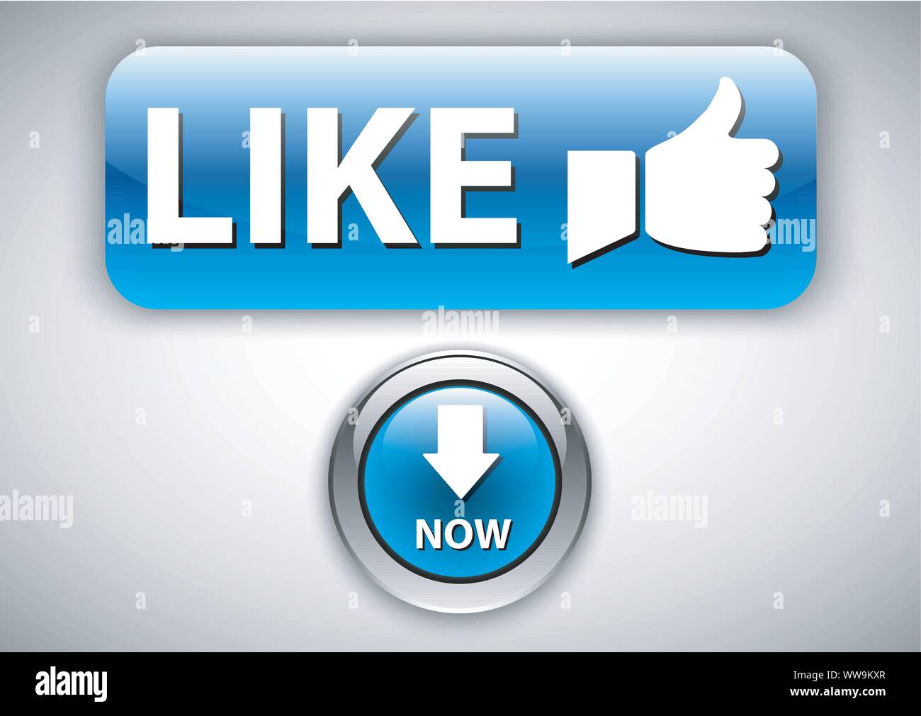 Like button social media Stock Vector Image & Art - Alamy