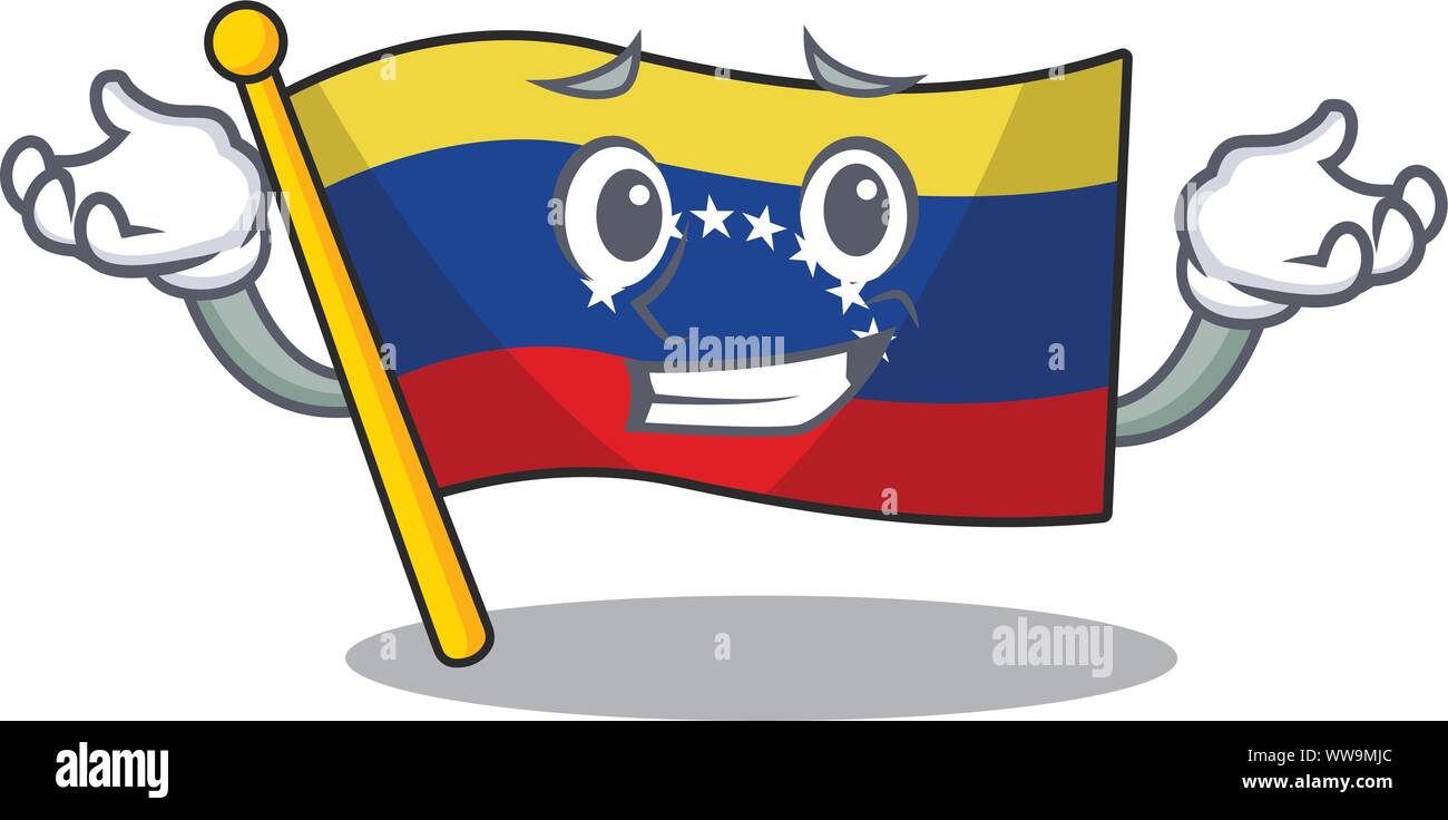 Grinning venezuela flag in the character cupboard Stock Vector Image ...