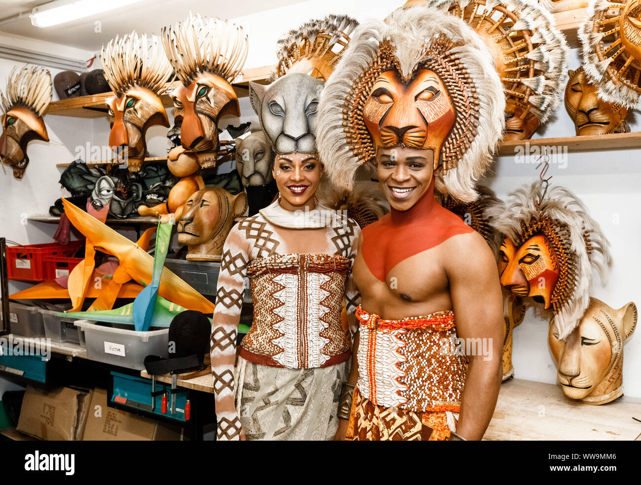 Hamburg, Germany. 14th Aug, 2019. The Swiss singer Melina M'Poy and the ...
