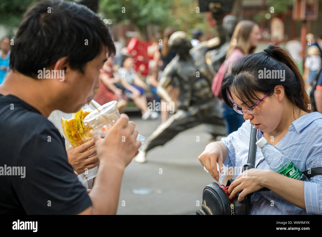 Woman gulping juice hi-res stock photography and images - Alamy