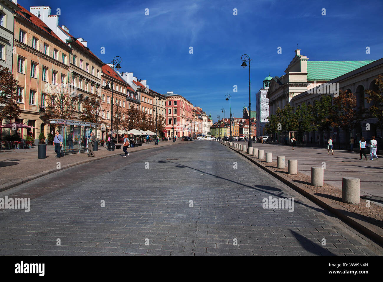 Warsaw is the capital of Poland Stock Photo - Alamy