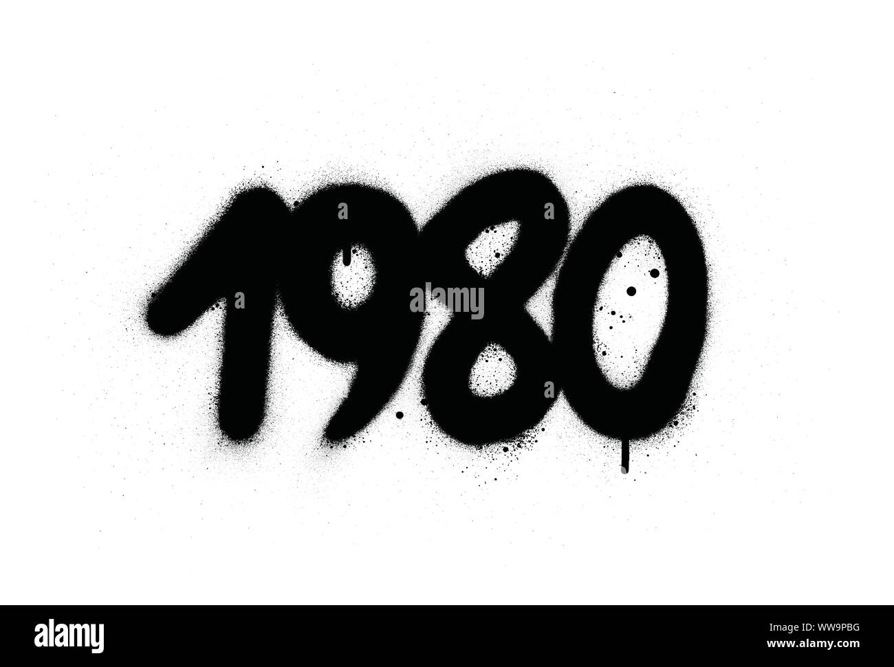 Graffiti 1980 Stock Vector Images - Alamy
